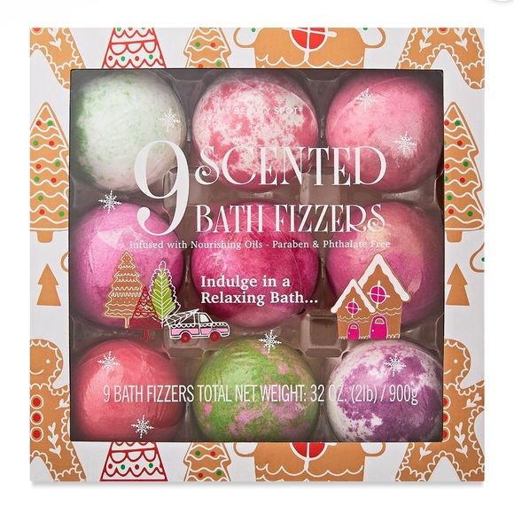 Bath & Body | Nwt My Beauty Spot 9piece Gingerbread Bath Bomb Fizzes ...